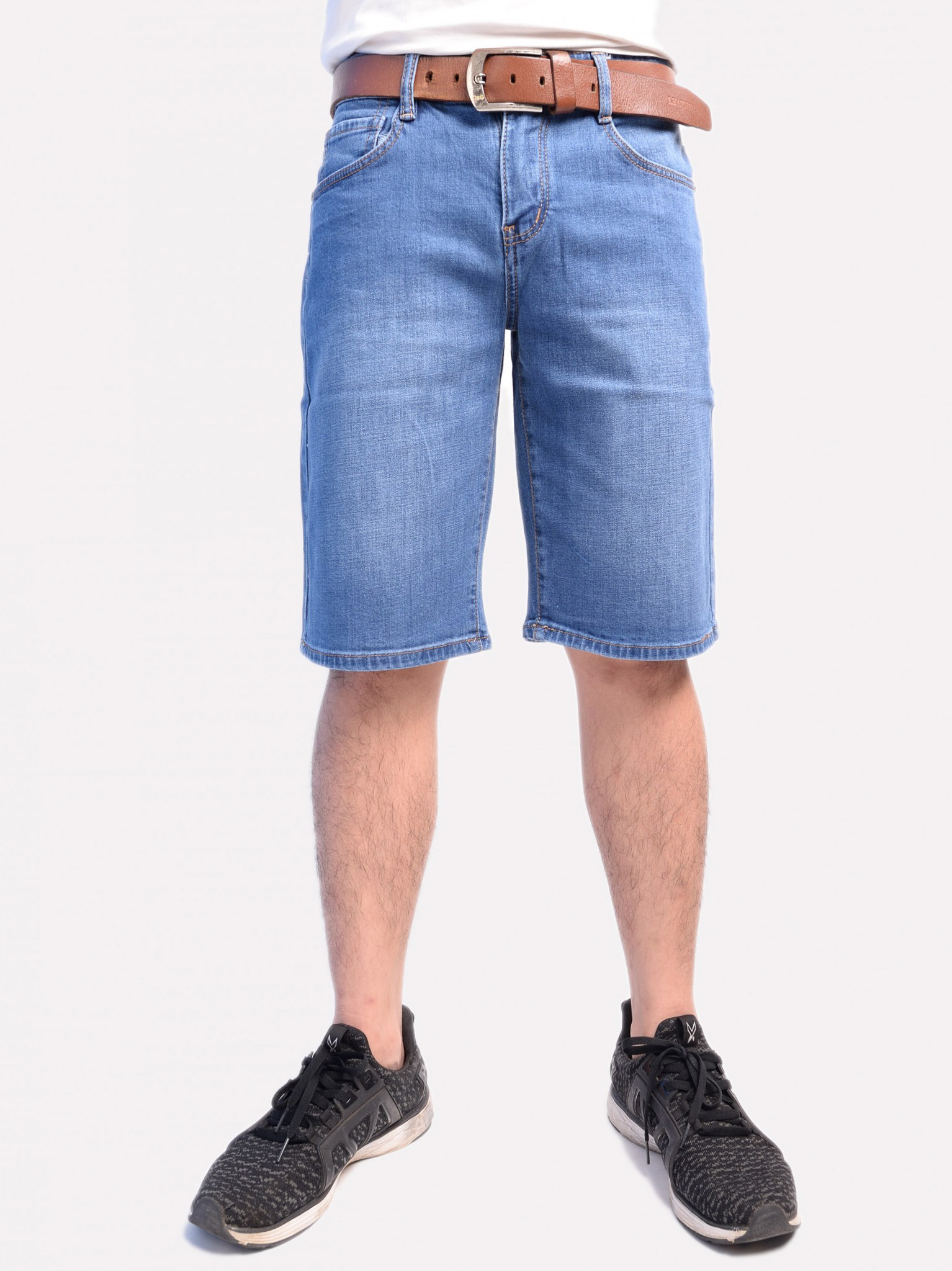 Short jean nam xanh trơn | Quần jean nam, quần bò nam Heis